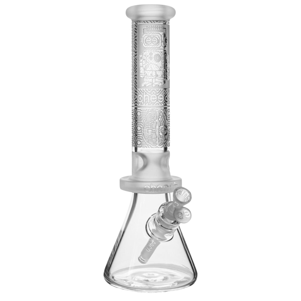 Cheech Glass Robot Takeover Beaker - BOOM Headshop