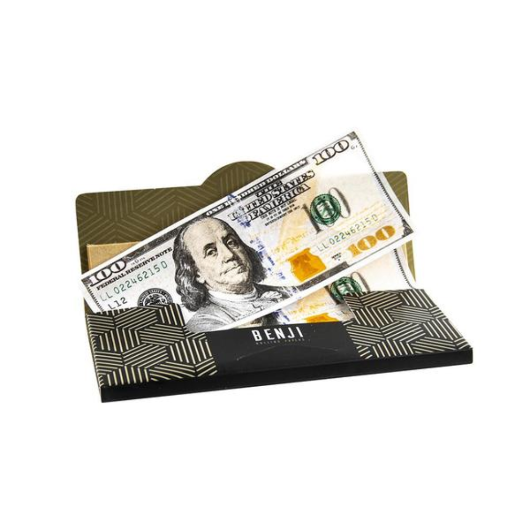 Benji $100 Bill Rolling Papers - BOOM Headshop