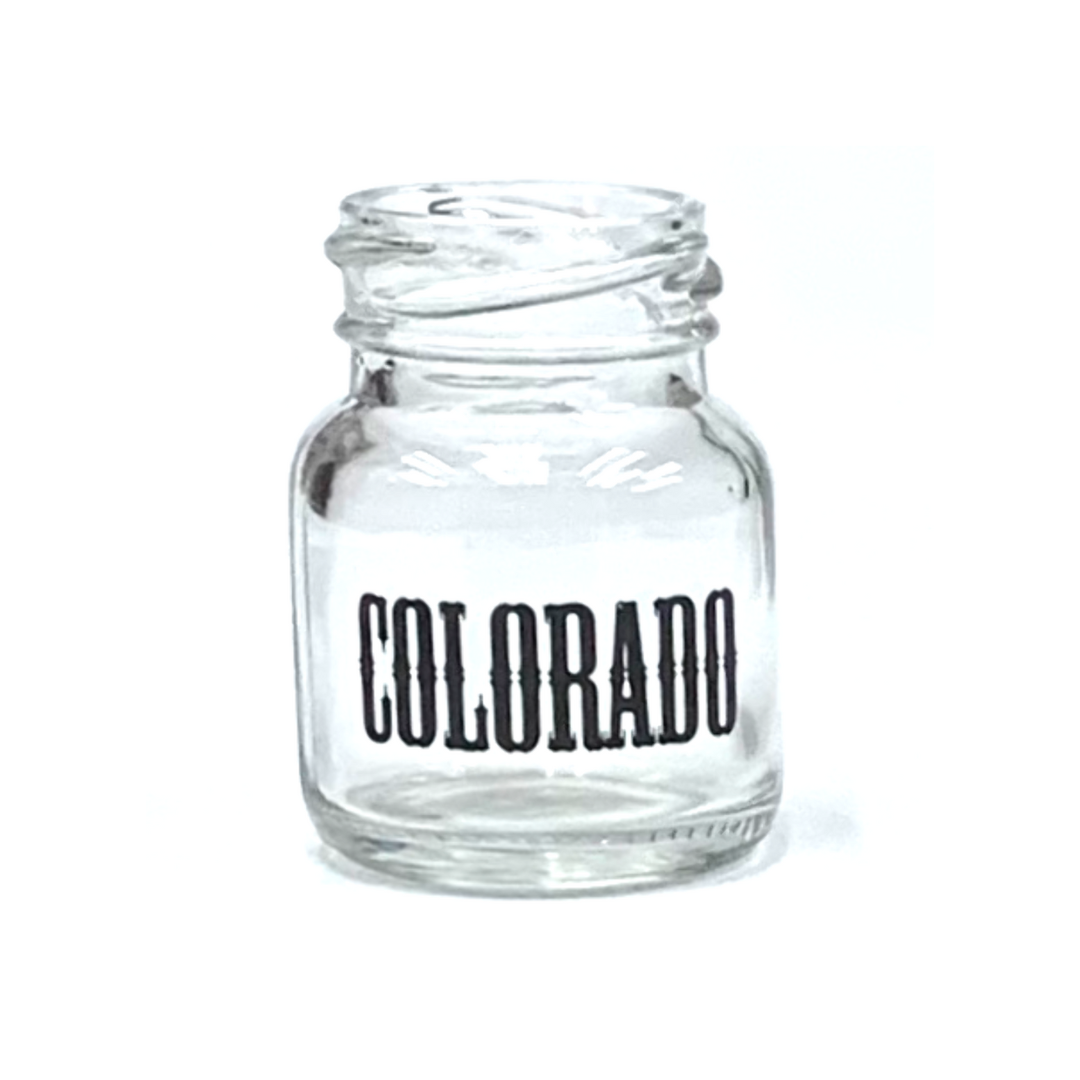 Colorado Mason Jar Shot Glass - BOOM Headshop