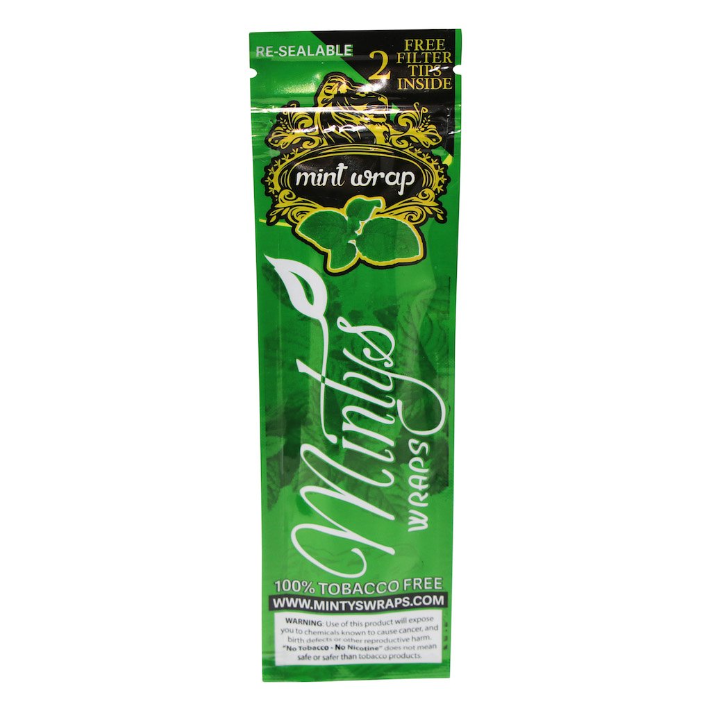 Minty's Organic Mint Blunt Wraps - BOOM Headshop