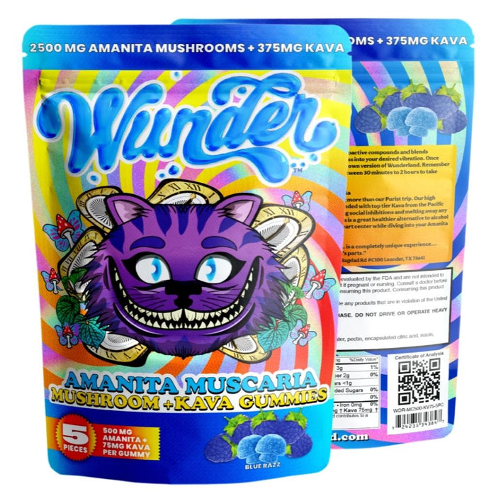 Wunder Amanita Muscaria Kava Gummies - Recover Botanicals